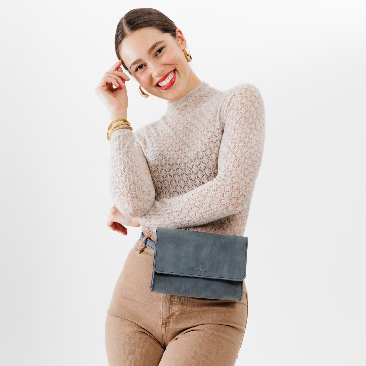 Adjustable Waist Bag with Hidden Magnet Closure – Crossbody Belt Bag ...